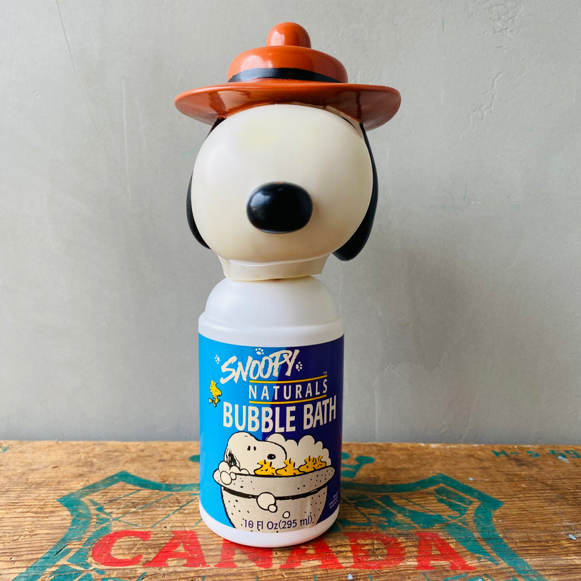 【USA vintage】SNOOPY BUBBLE BATH BOTTLE ① – 雑貨屋ポッポ