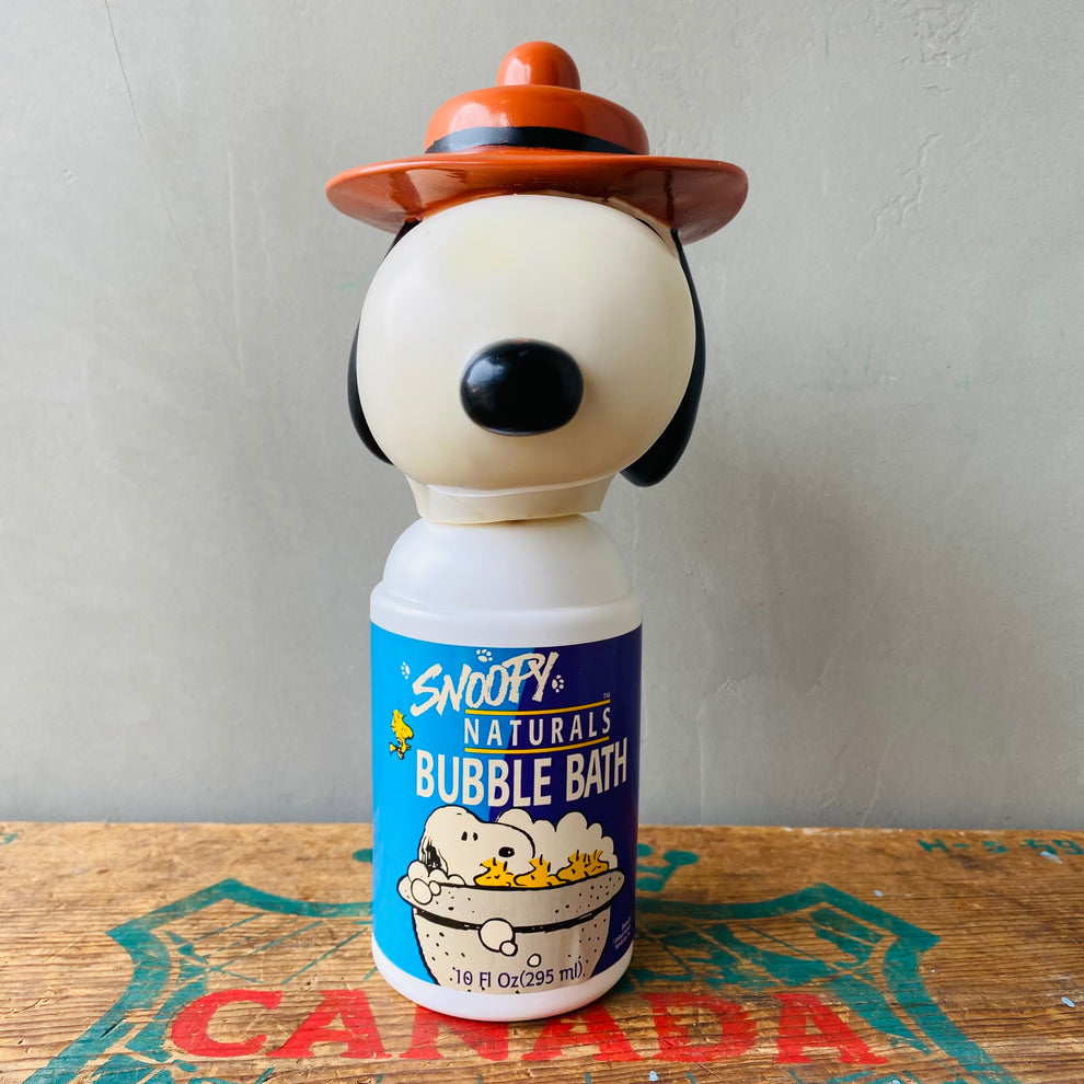 【USA vintage】SNOOPY BUBBLE BATH BOTTLE ① – 雑貨屋ポッポ