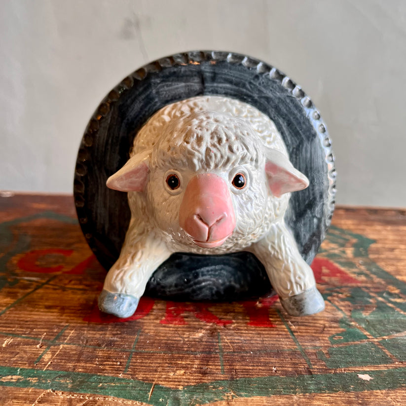 【USA vintage】ENESCO Sheep Coin bank – 雑貨屋ポッポ