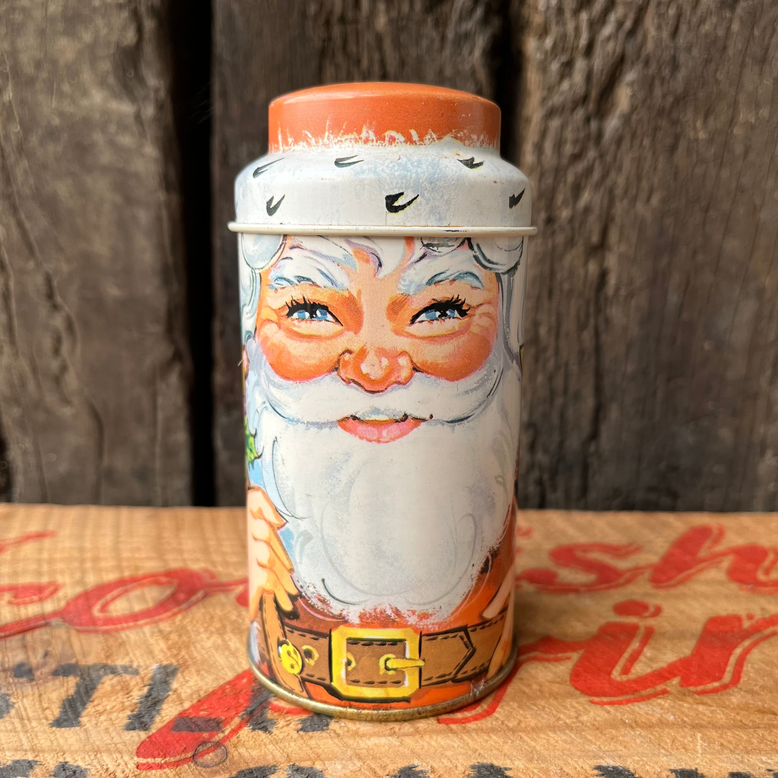 【England vintage】Cap-Tins Christmas SANTA Tin Can – 雑貨屋ポッポ